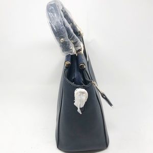 Isabelle Handbags | Bags | New Isabelle Navy Vegan Satchel Crossbody ...